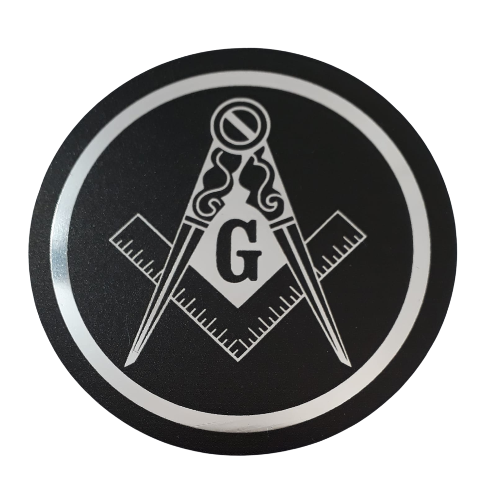 Adesivo Esquadro e Compasso 8cm - Maçom Center